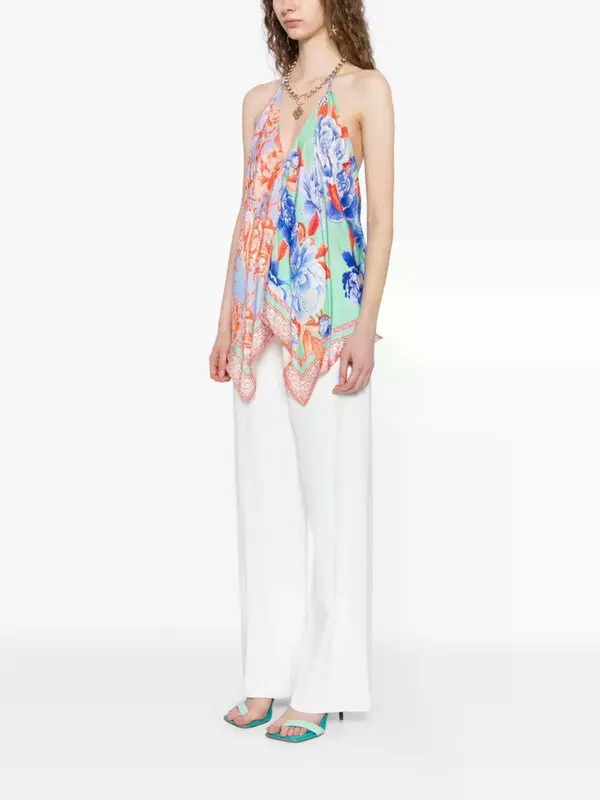 Camilla Knotted Scarf Top