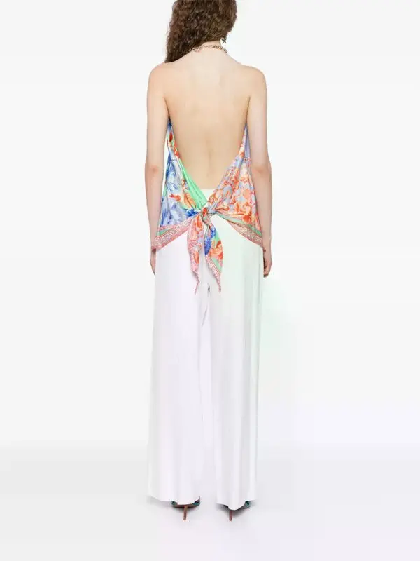 Camilla Knotted Scarf Top