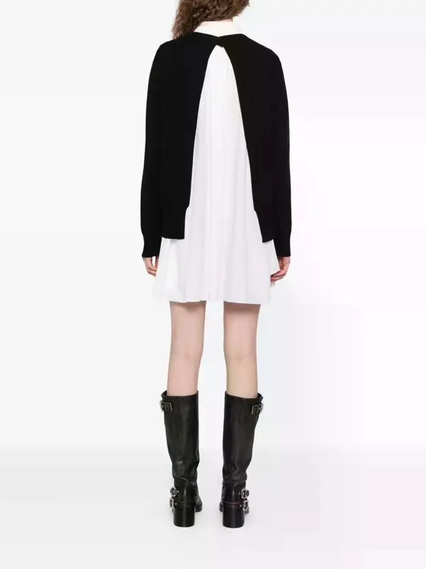 Sacai Classic Collar Shirt Dress