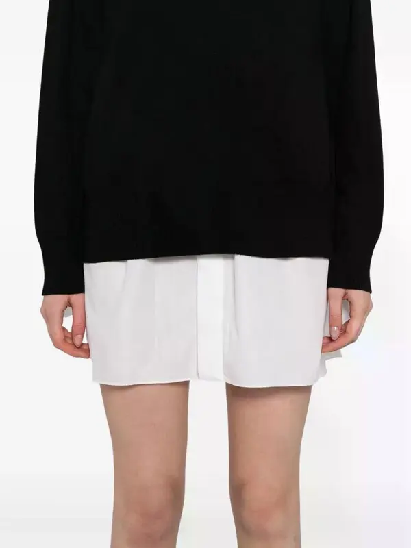 Sacai Classic Collar Shirt Dress