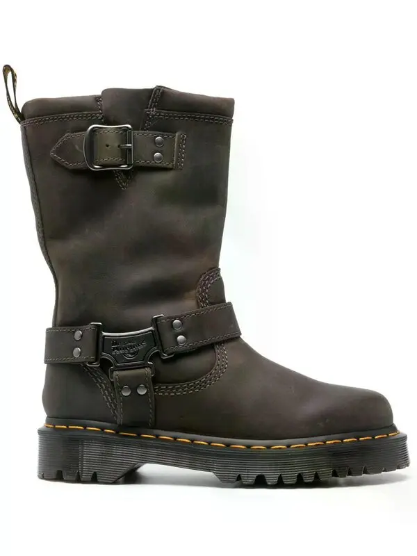 Dr. Martens Anistone Leather Biker Boots