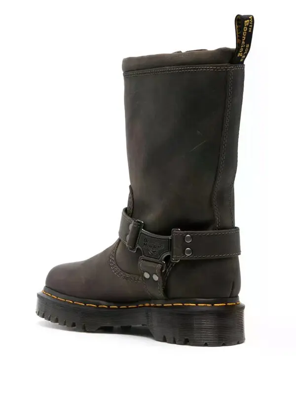Dr. Martens Anistone Leather Biker Boots