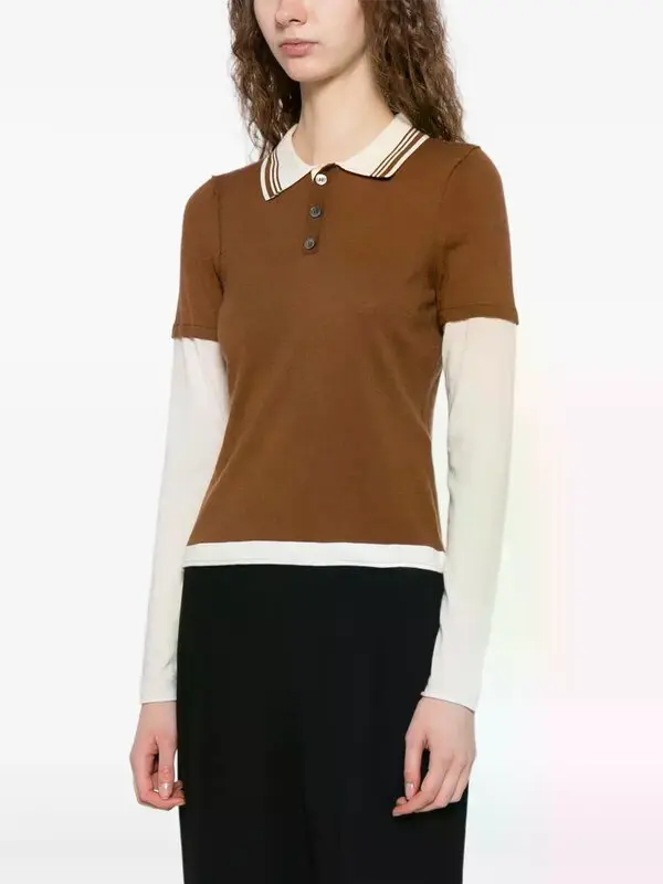 CUDDLEUP Long-sleeve Polo Top