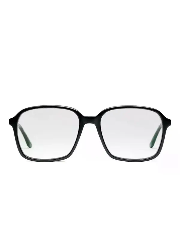 PETER AND MAY Lt16 Marguerite Rectangle-frame Glasses - Black