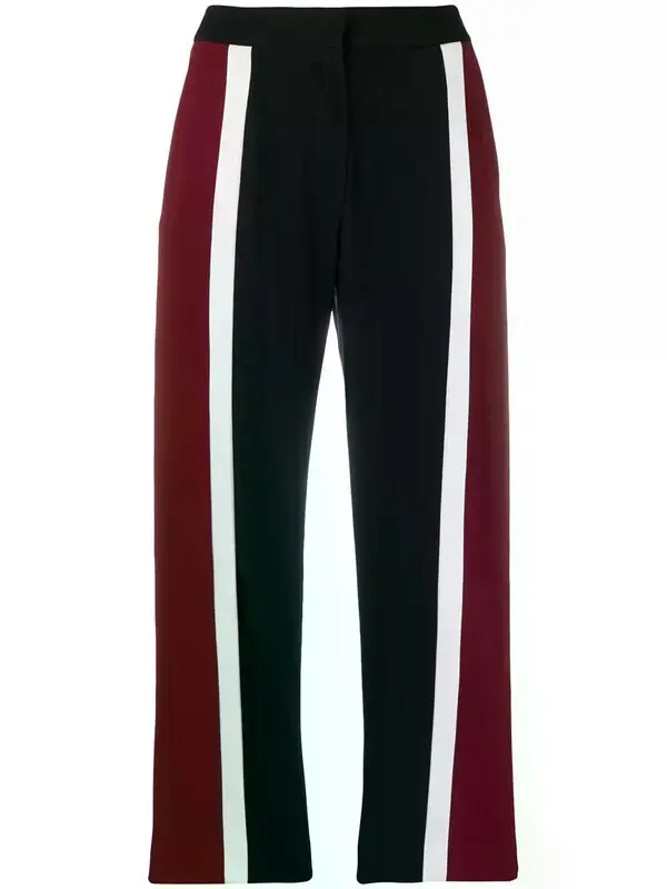 Kenzo Striped Tailored Trousers - Black