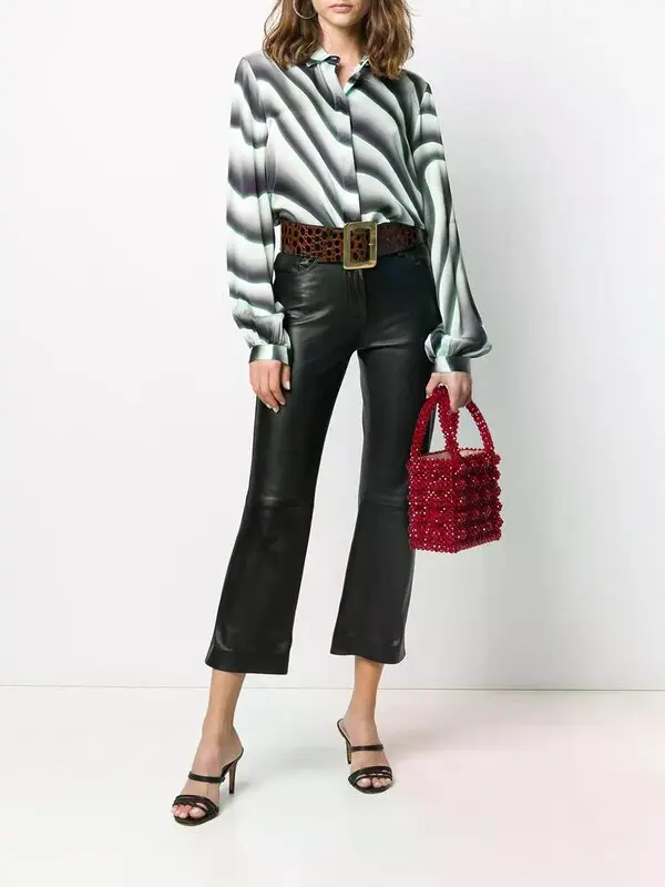 Just Cavalli Illusional Print Long Sleeve Shirt