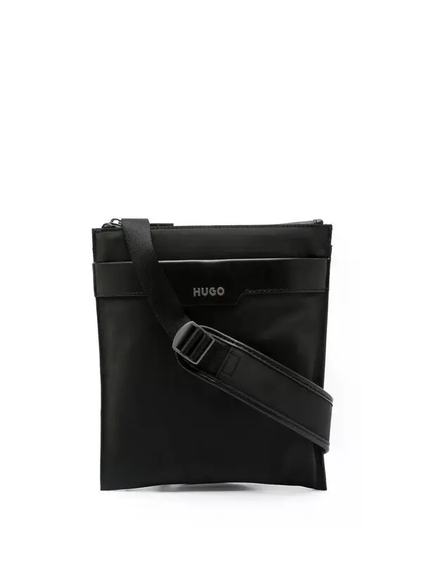 Hugo Shoulder Bag With Logo - Black