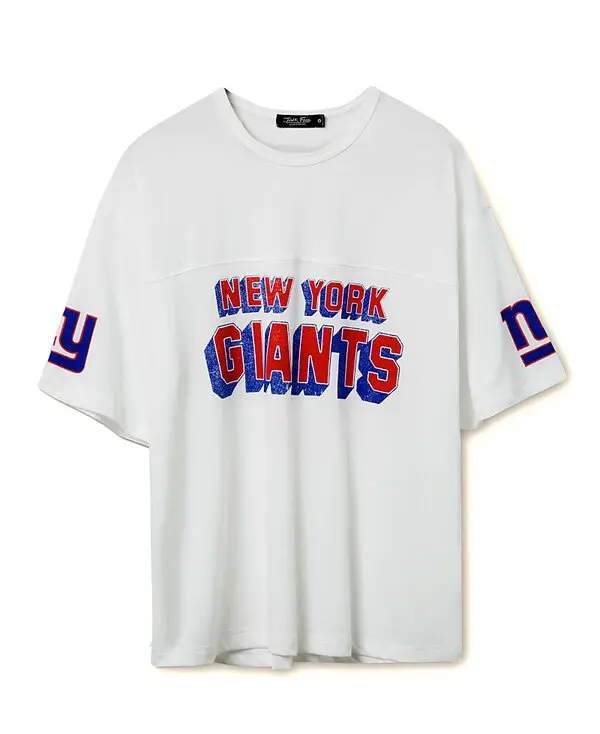 Junk Food Clothing Nfl New York Giants Halfback Jersey Tee - Vintage White