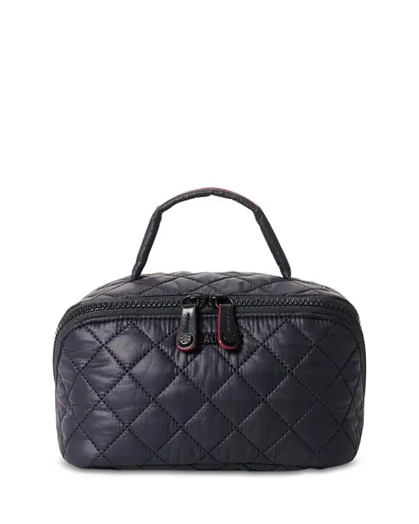 Mz Wallace Accordion Cosmetic Bag - Black/black