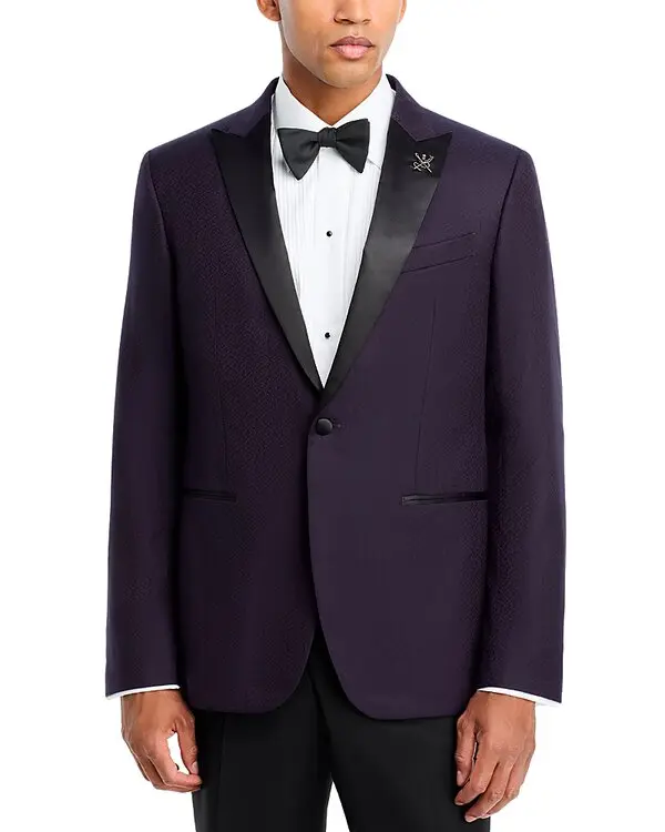 John Varvatos Micro Jacquard Peak Dinner Jacket
