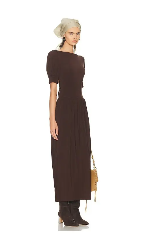 HELSA The Simone Tie Back Jersey Dress