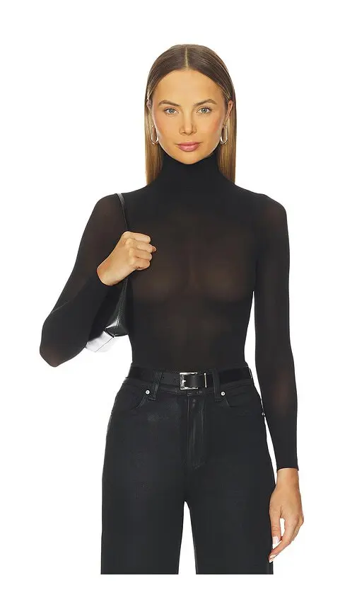 Commando Ballet Sheer Turtleneck Bodysuit