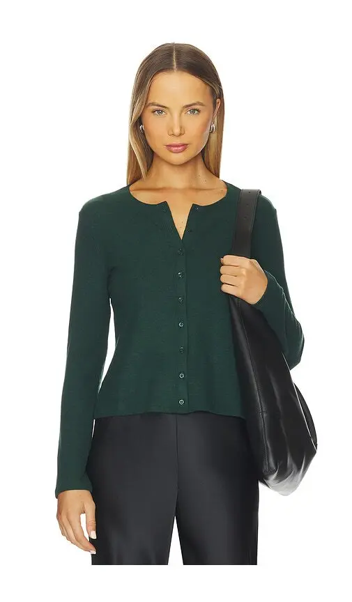 LESET Lauren Classic Cardigan - Emerald