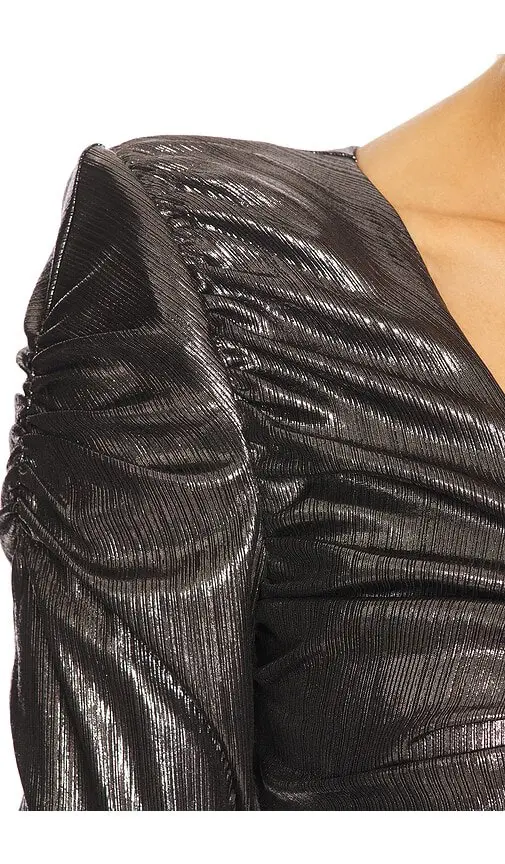 ZHIVAGO Bloom Metallic Jumpsuit