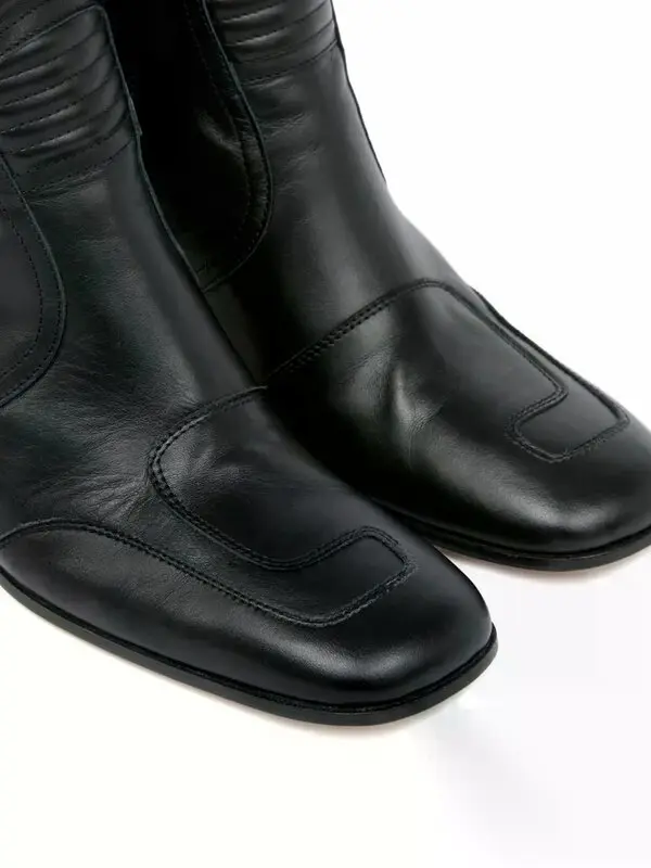 MAISON MARGIELA Leather Ankle Boots
