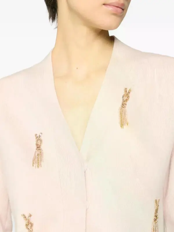 GENNY Tassel-embellished Cardigan