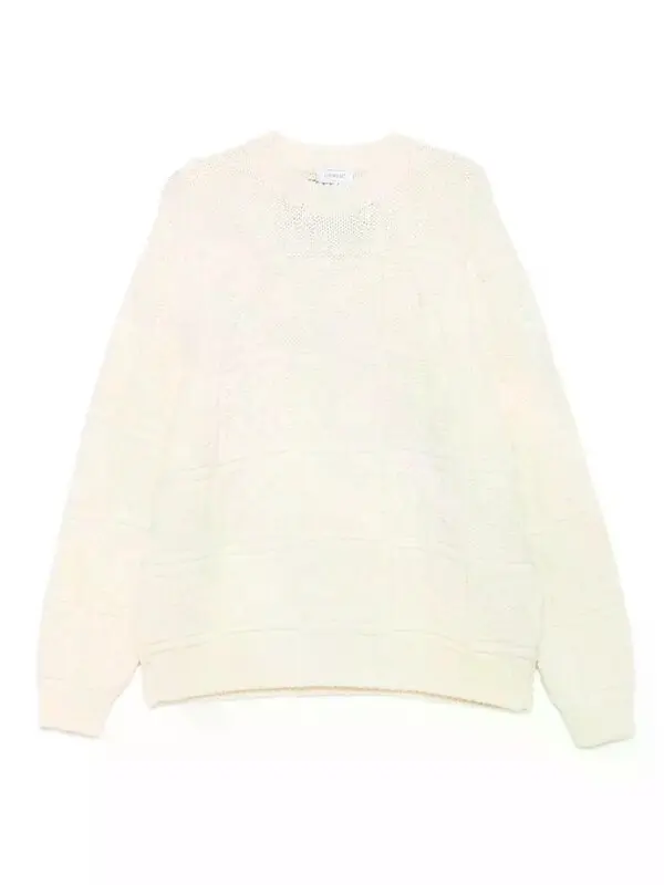 Off-White Textured Knit Sweater - Neutrals