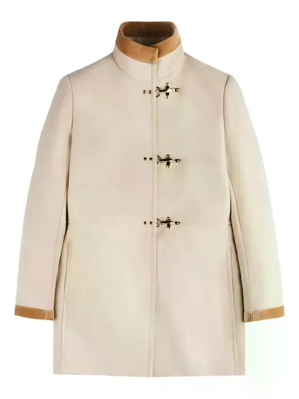 FAY Long-sleeved Coat - Neutrals