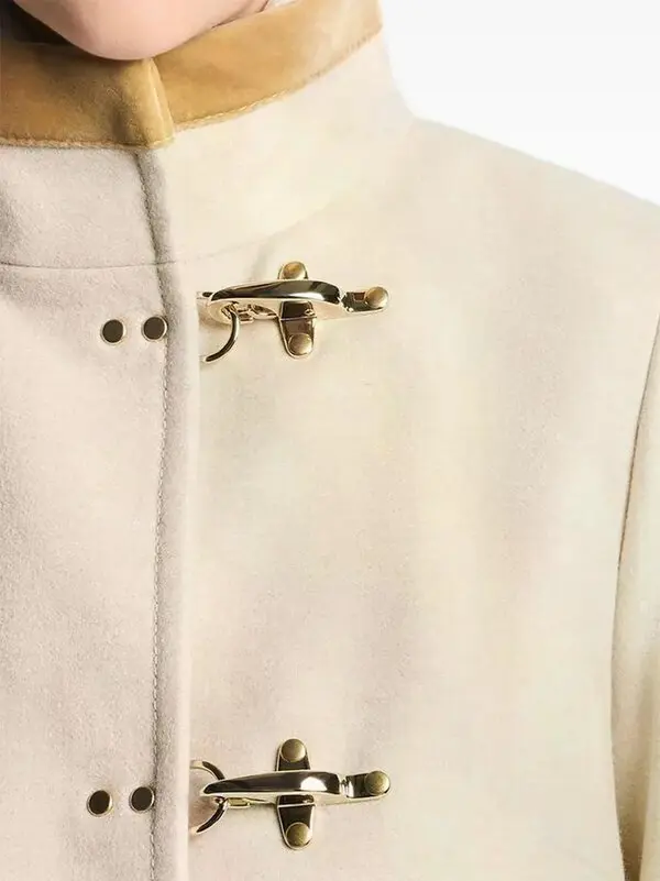 FAY Long-sleeved Coat - Neutrals