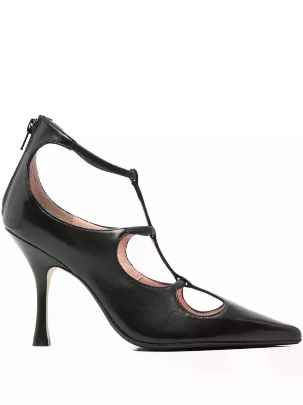 ANNA F. Cut-out Pointed Pumps