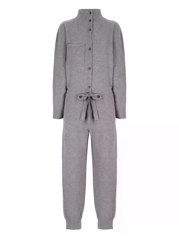 LANEUS Knitted Jumpsuit - Grey