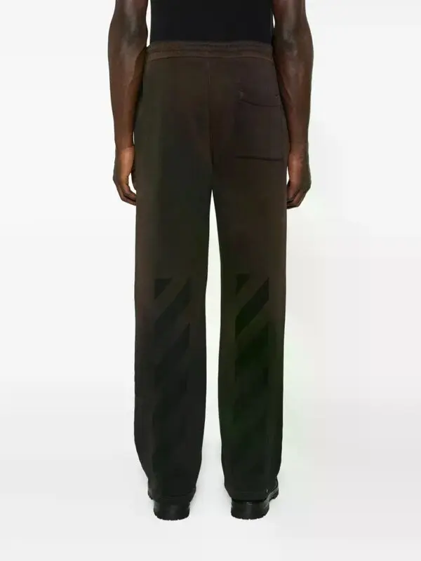 Off-White Ombré-effect Drawstring-waist Pants