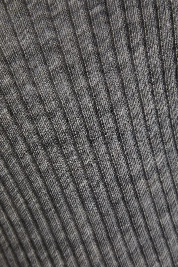 ANINE BING Kyle Ribbed Wool-blend Turtleneck Sweater