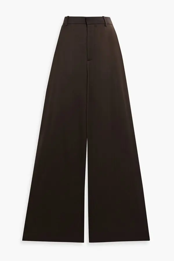 FRAME Twill Wide-leg Pants
