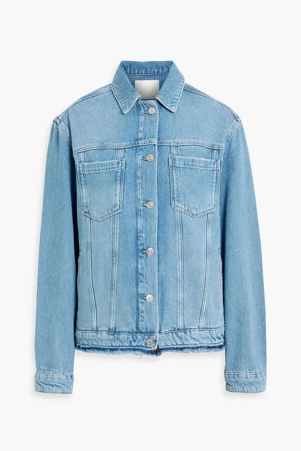 Paige Tegan Frayed Denim Jacket