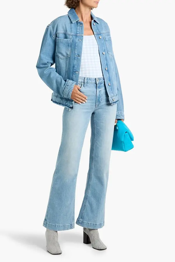 Paige Tegan Frayed Denim Jacket