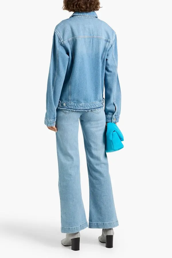 Paige Tegan Frayed Denim Jacket