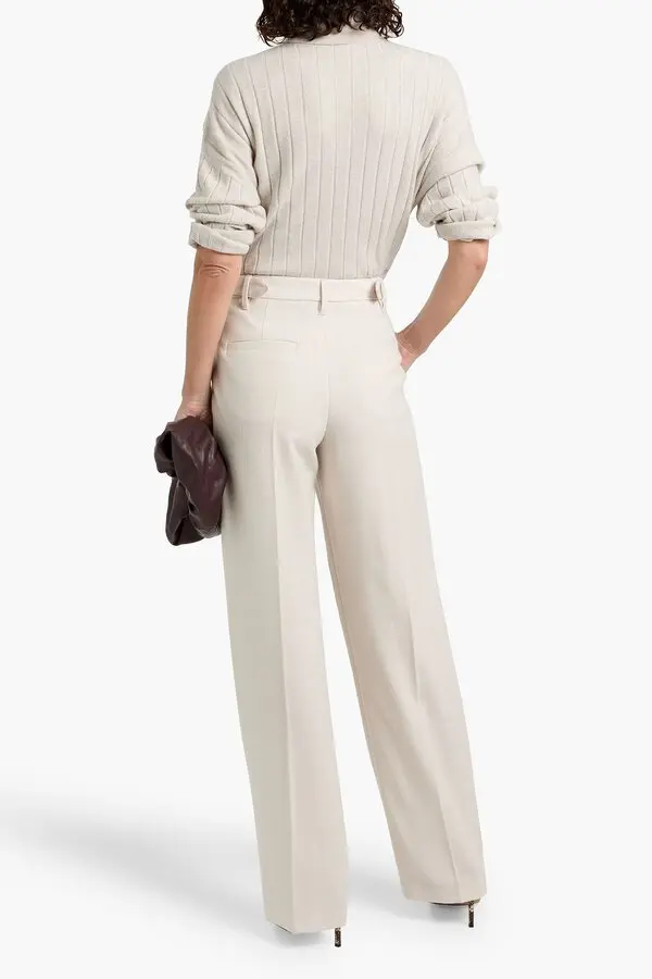 Brunello Cucinelli Cashmere Turtleneck Sweater With Bead Embellishment