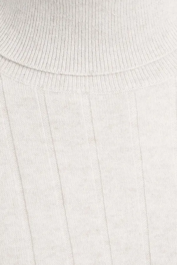 Brunello Cucinelli Cashmere Turtleneck Sweater With Bead Embellishment