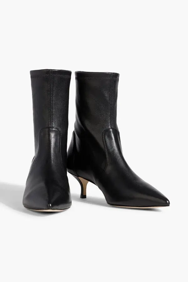 STUART WEITZMAN Mara Leather Ankle Boots