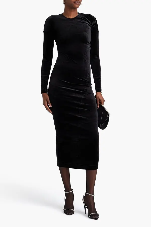 TOTEME Velvet Midi Dress