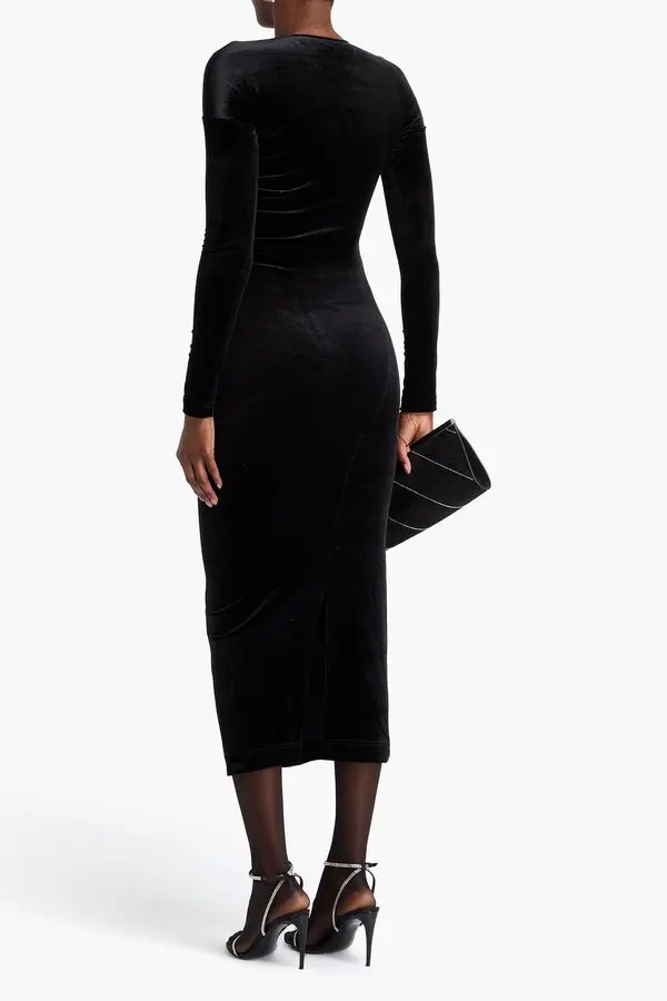 TOTEME Velvet Midi Dress