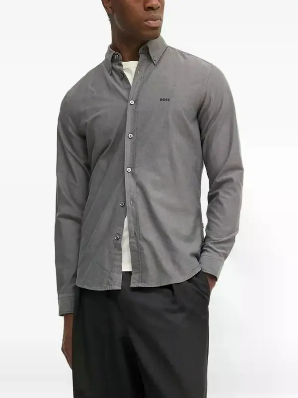 BOSS Rickert Buttoned Shirt - Grey
