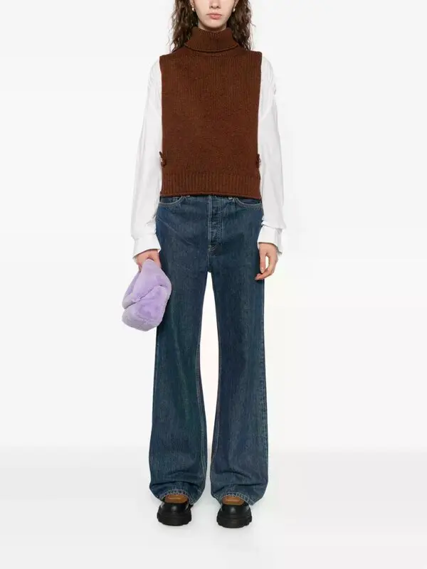 BARRIE Logo-button Top - Brown