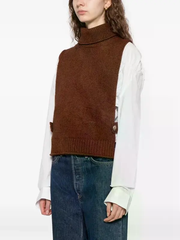 BARRIE Logo-button Top - Brown