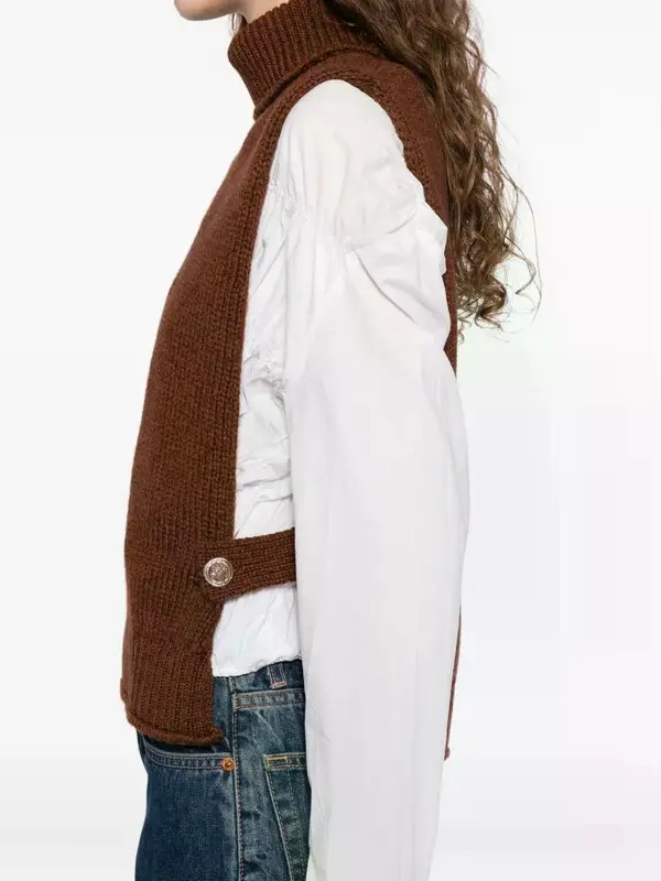 BARRIE Logo-button Top - Brown