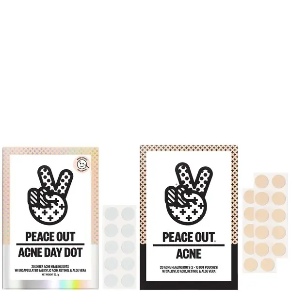 PEACE OUT Acne Salicylic Acid Day & Night Duojumbo - One-color