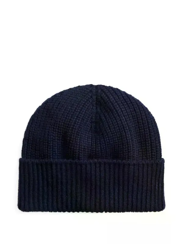 Ralph Lauren Ribbed Cashmere Hat - Blue