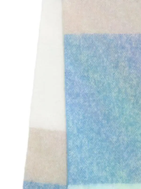 Maison Kitsuné Striped Scarf - Blue