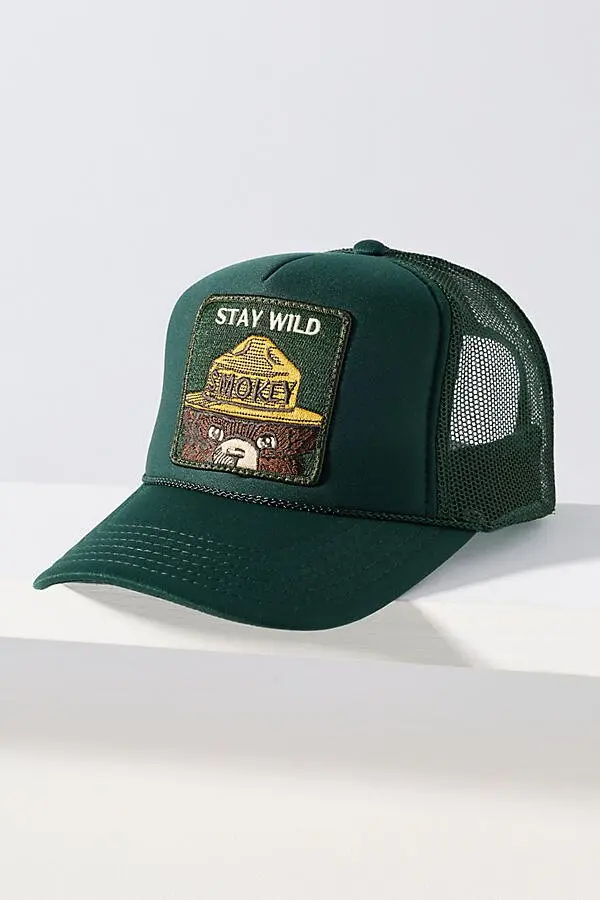 FRIDAY FEELIN Stay Wild Trucker Hat - Green