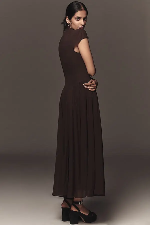 REFORMATION Maven Midi Dress - Mole