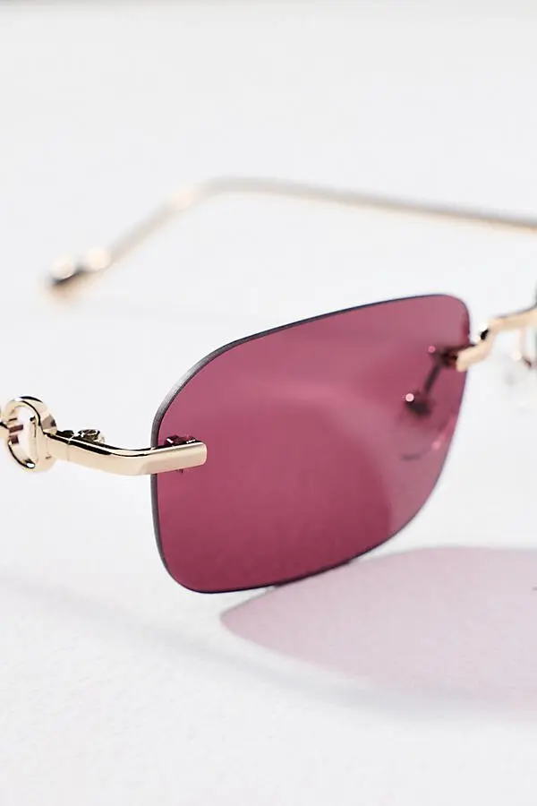 I-SEA Rectangle Slim Sunglasses