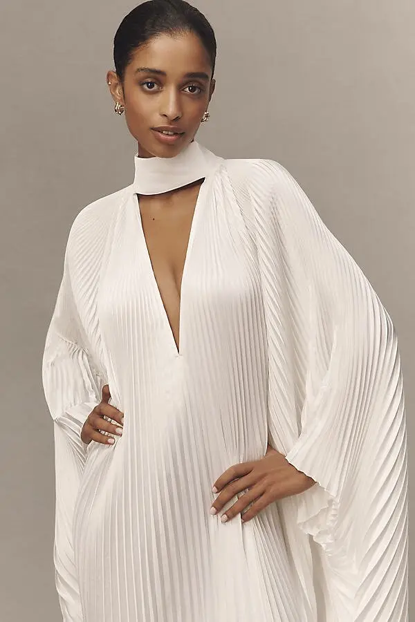 fitted lace wedding dress Chic Animal Print Long Sleeve Empire Waist Maxi Dress  ModeShe