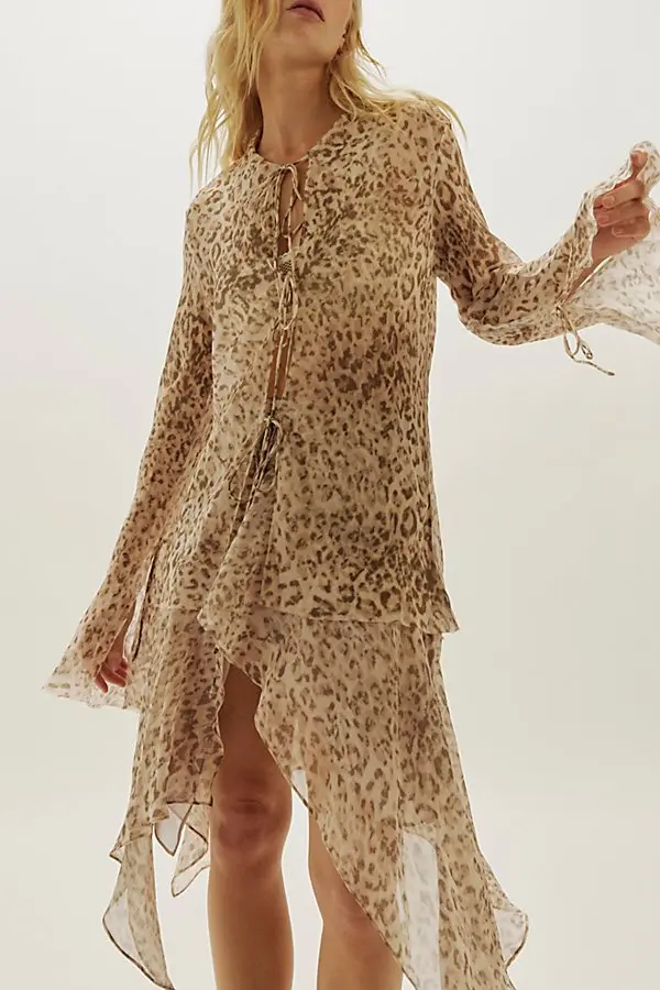 Bec & Bridge Feline Leopard Printed Midi Skirt Set In Leopard Faded - 78%  Off | Editorialist