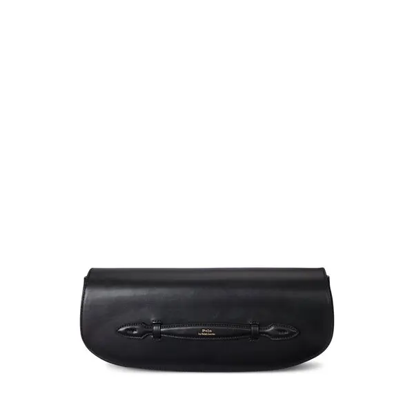 Ralph Lauren Bellport Leather Long-flap Clutch - Black