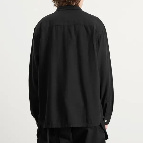 Rick Owens Jumbo Overshirt - Black